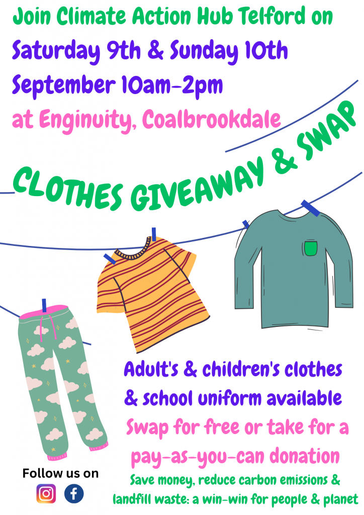 Join our Clothes Giveaway & Swap, part of the Ironbridge Museums ...